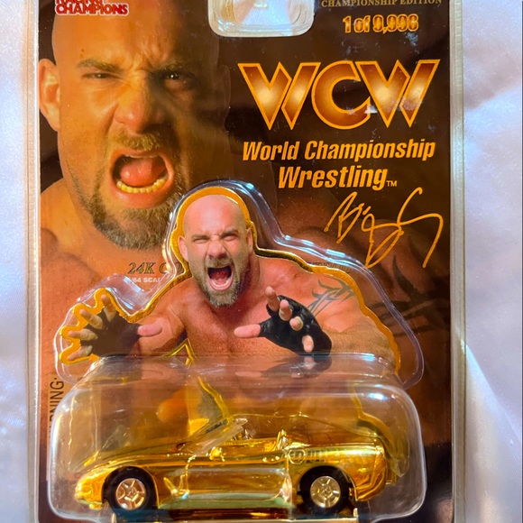 Toys | Goldberg 24k Gold Plated Wcw World Championship Wrestling 1998 ...